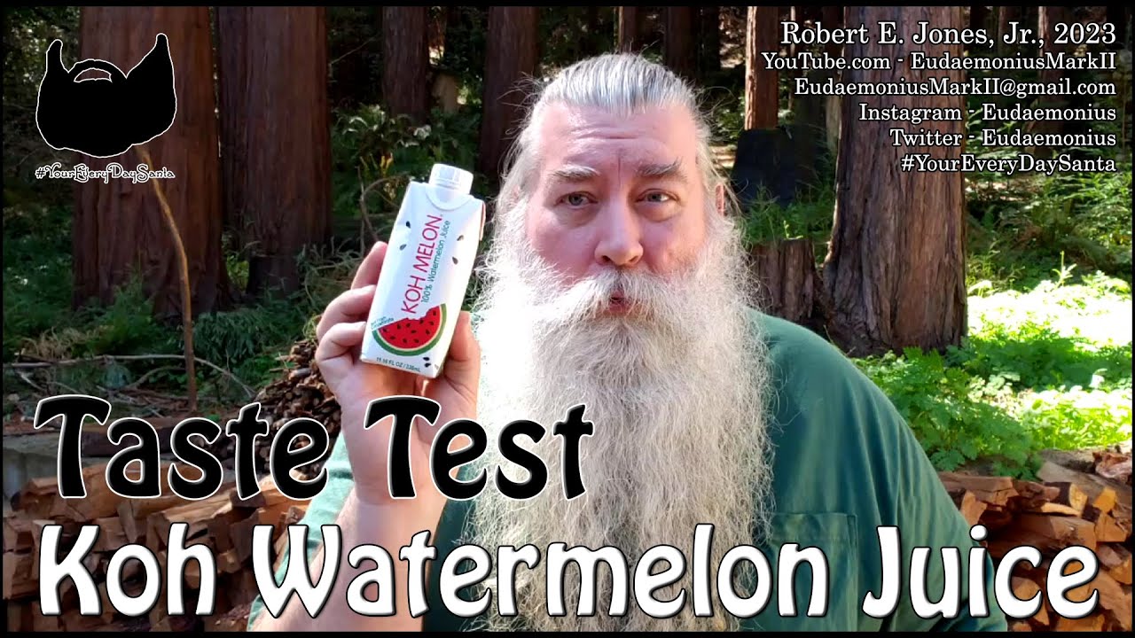 TASTE TEST Koh Watermelon Water Day 19,512 - YouTube
