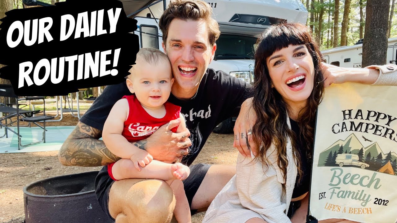DAY IN THE LIFE w/ Our Family of Four Living in An RV! | Shenae Grimes ...