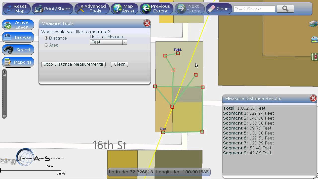 Map Assist- Measure Tools - YouTube