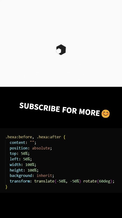 "How to Create a Rotating Hexagon Cycle in CSS" #coding #webdesign #hexagon #htmlcss # ...