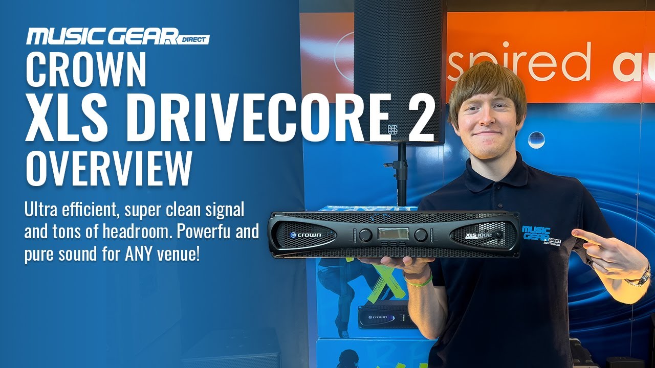 Crown XLS DriveCore 2 Power Amplifiers | Overview - YouTube