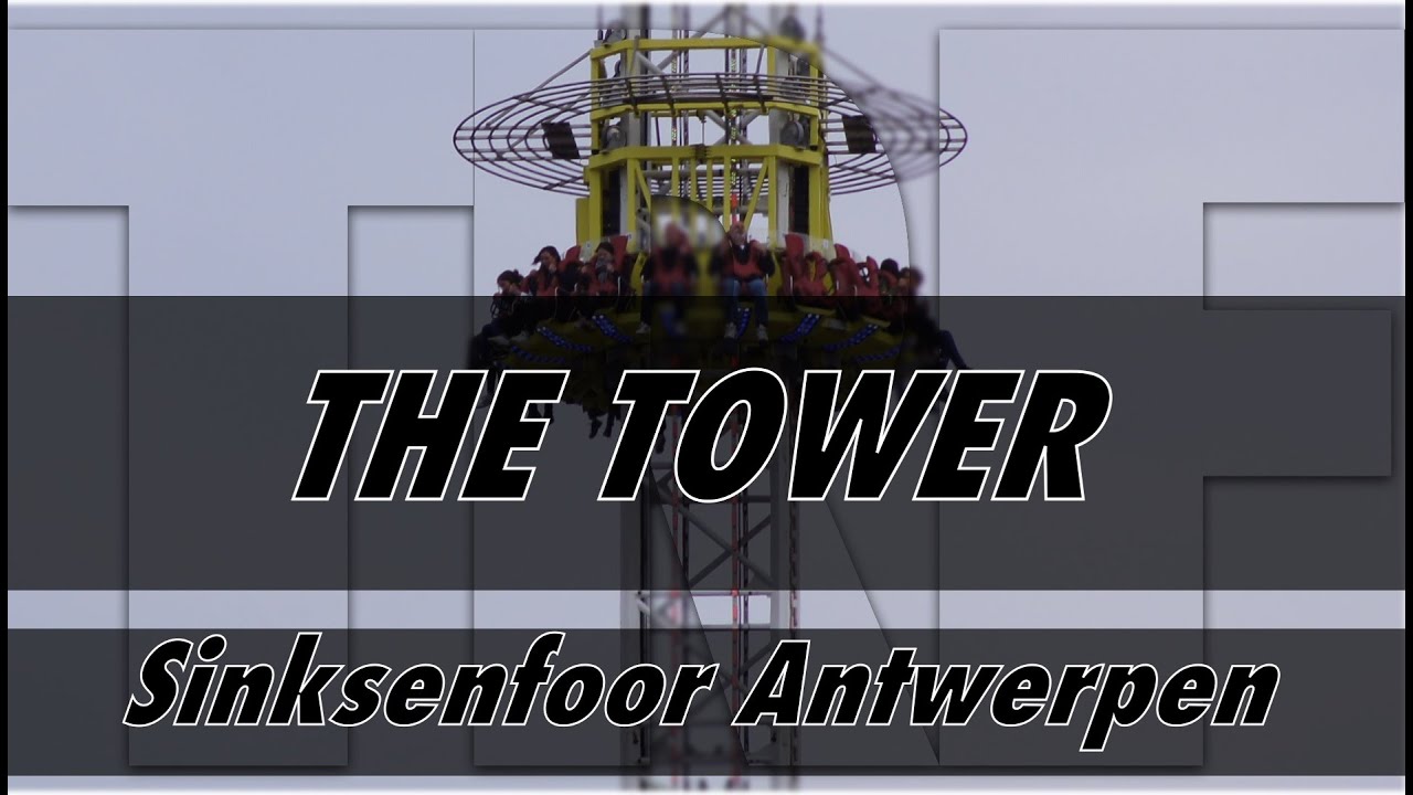 The Tower (Drop Tower 90m) - offride HD - Sinksenfoor 2016 - YouTube