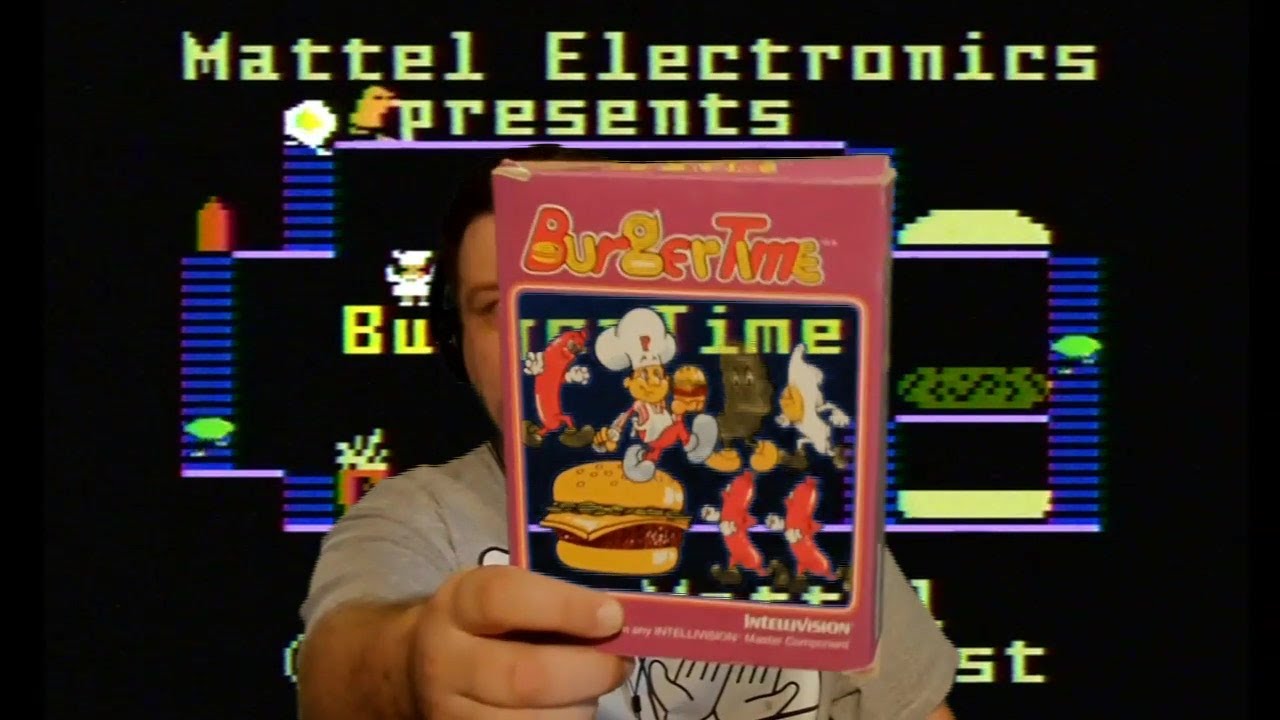 BurgerTime (Intellivision) - Crow Plays - YouTube