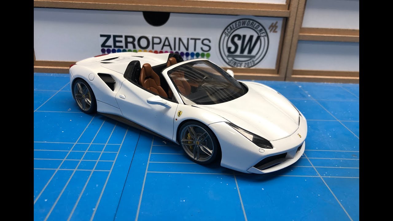 Alpha Model: Ferrari 488 Spider Part 5 - YouTube