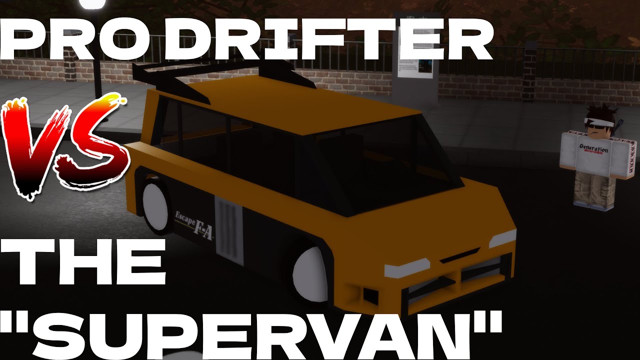 Pro Roblox Player Drifting the new April Fools SUPERVAN! (Midnight ...