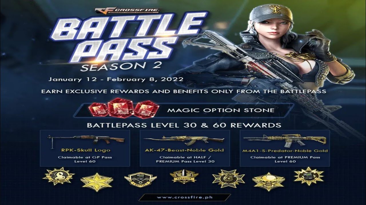 BUYING SEASON 2 BP & UPGRADING MY NOBLE GOLD GUNS INTO VIP CFPH | 3.0 ...