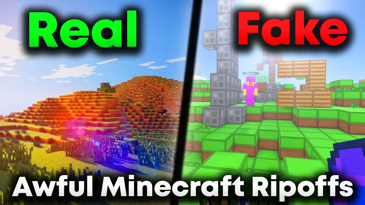 Minecraft Ripoffs Are Awful.... (minecraft knockoffs) - YouTube