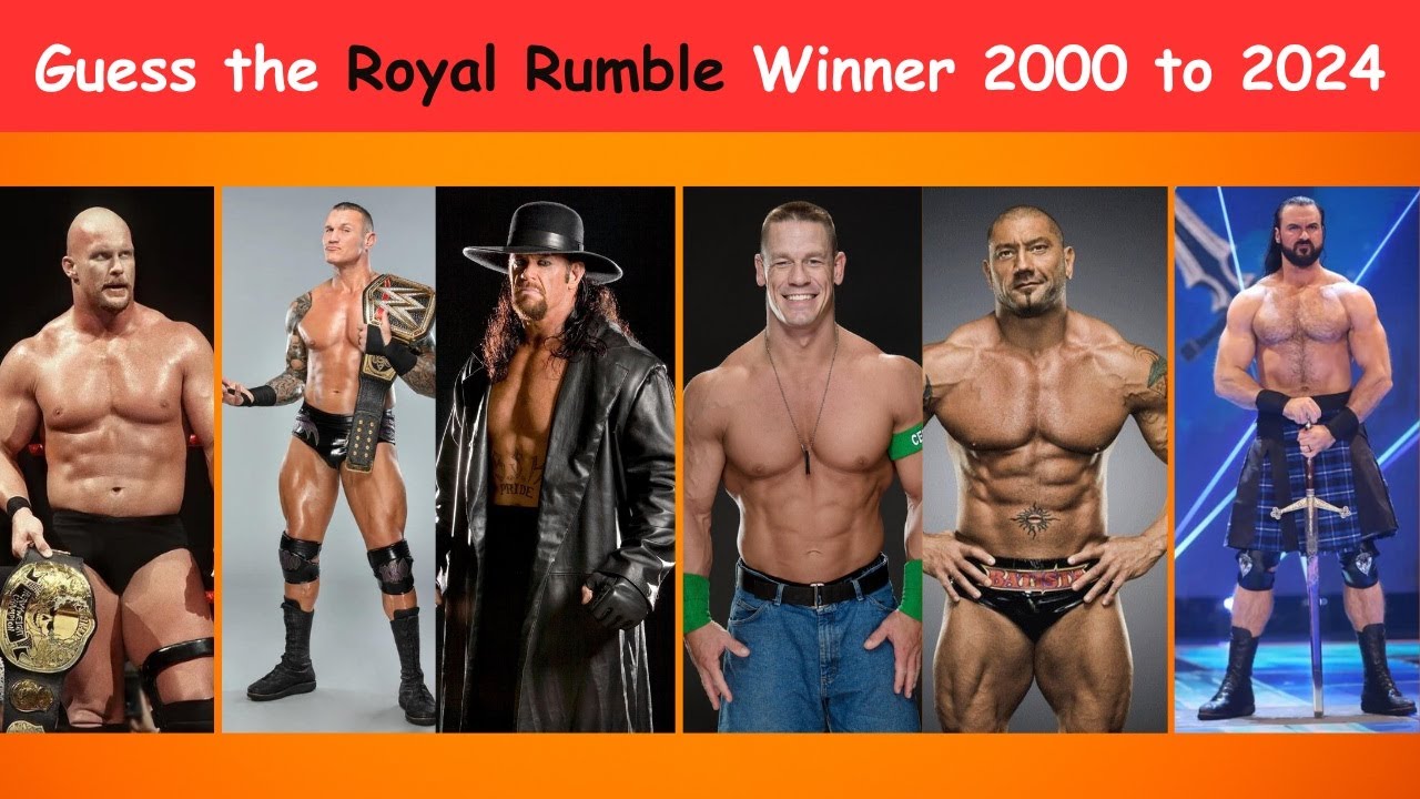 Guess The Royal Rumble Winner | 2000 to 2024 | Brain Games | - YouTube