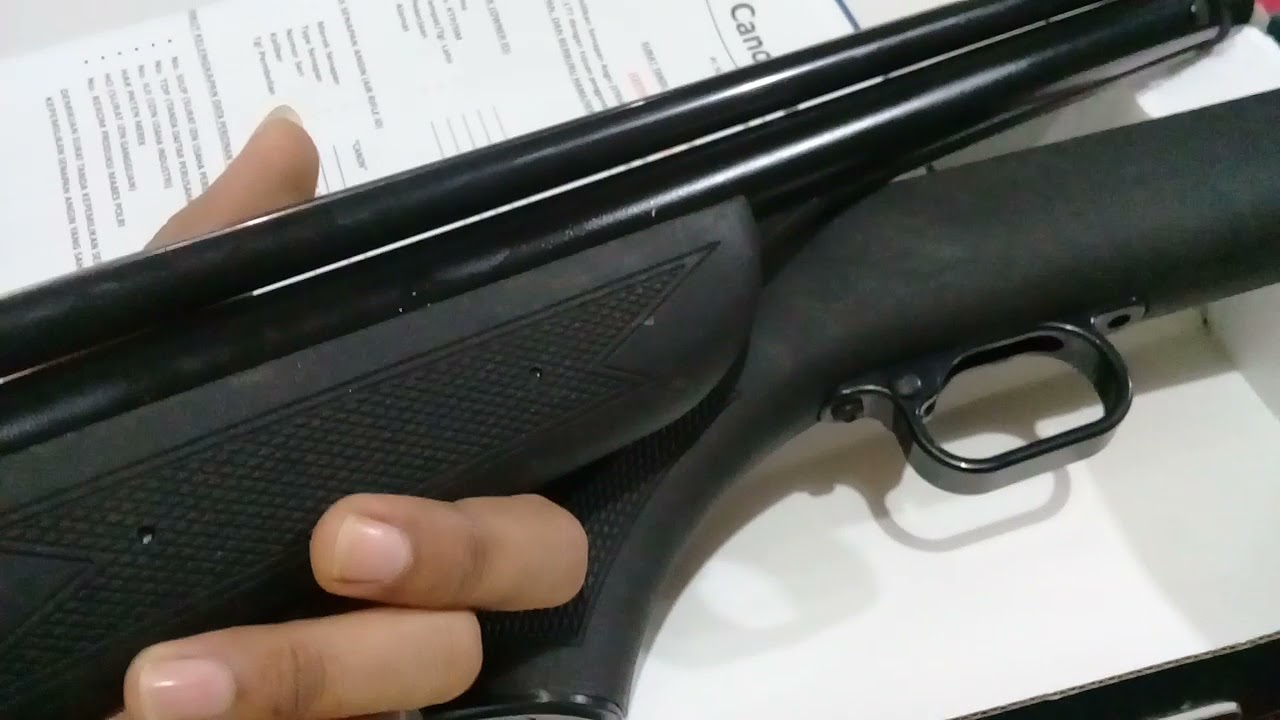 unboxing senapan canon 737 popor fiber - YouTube