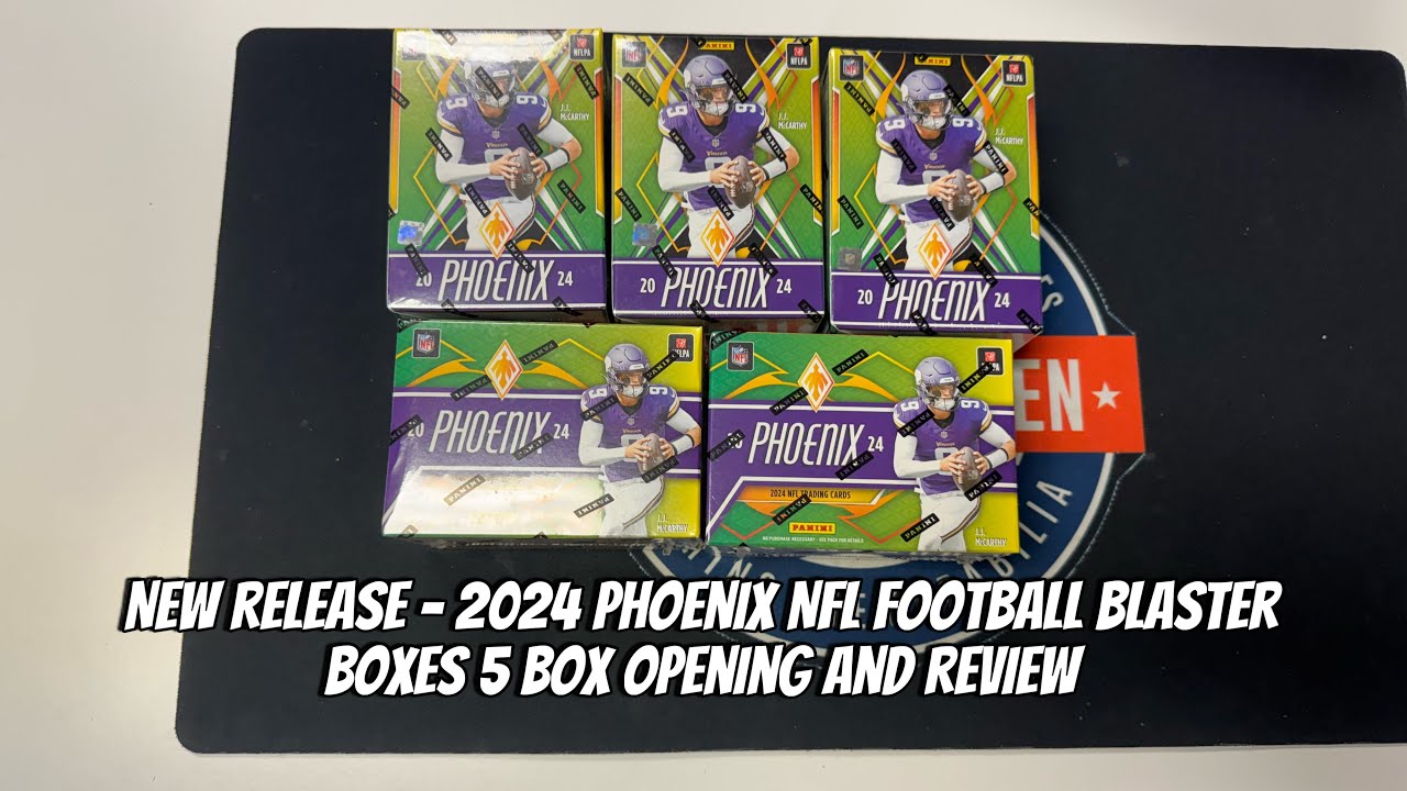 2024 Phoenix NFL Football Blaster Boxes 5 Box Opening & Review - YouTube