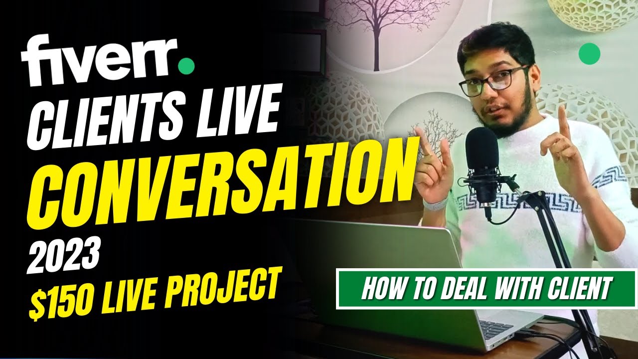 Fiverr Client Live Conversation 2023 | Live Fiverr Landing Page Project ...
