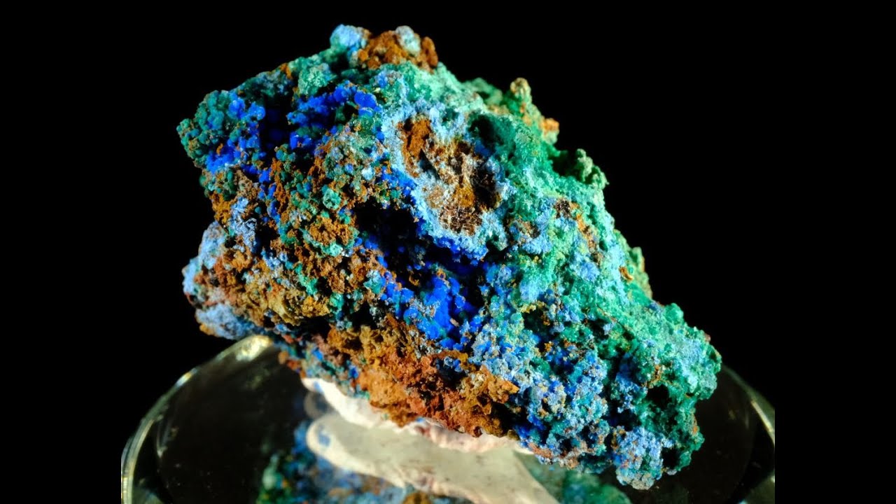 Cyanotrichite with Brochantite and Chalcoalumite, Grandview Mine ...