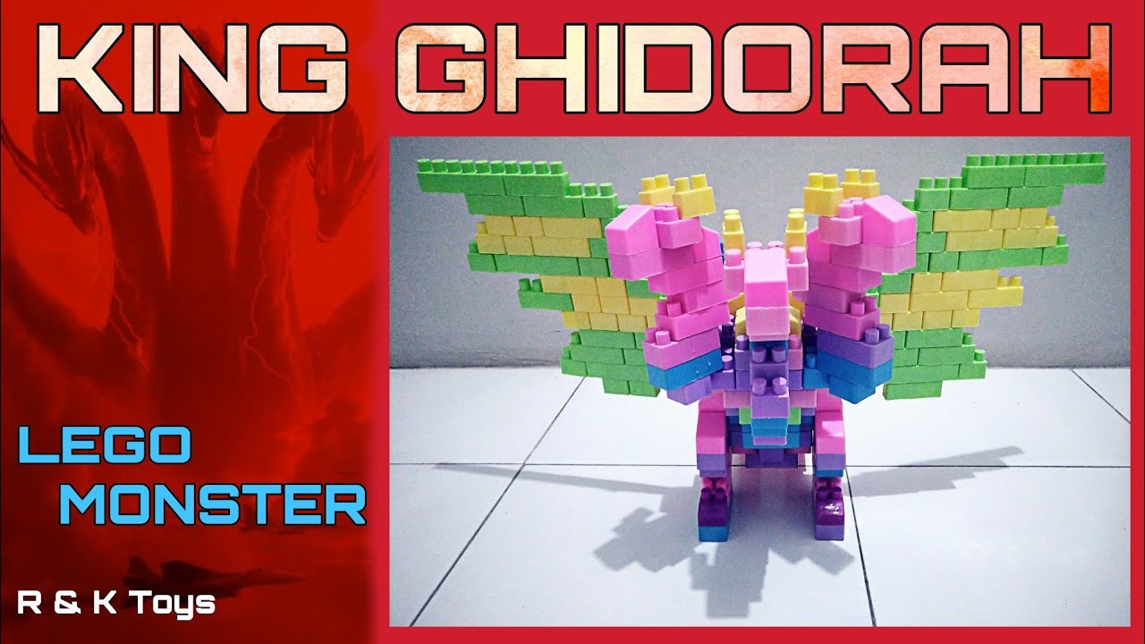 How to make a lego king ghidorah - YouTube