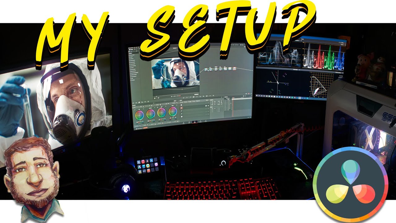 My Color Grading Setup | Desk Tour - YouTube