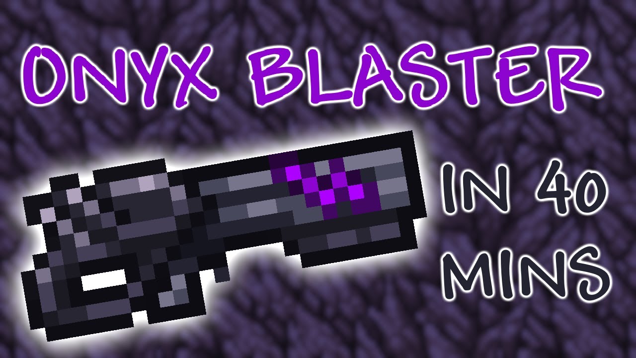 Getting Mad Luck to Obtain the Onyx Blaster in 40 Minutes | Terraria ...