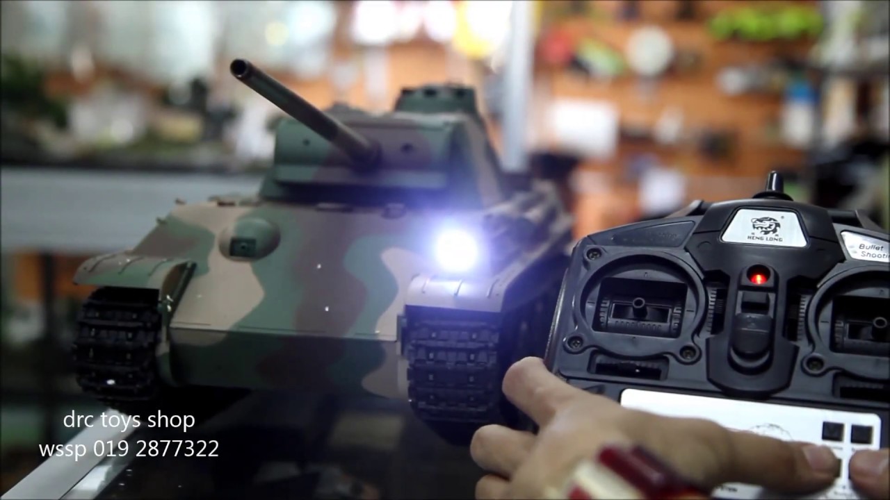 Unboxing and test German Panther RC Tank late version - YouTube