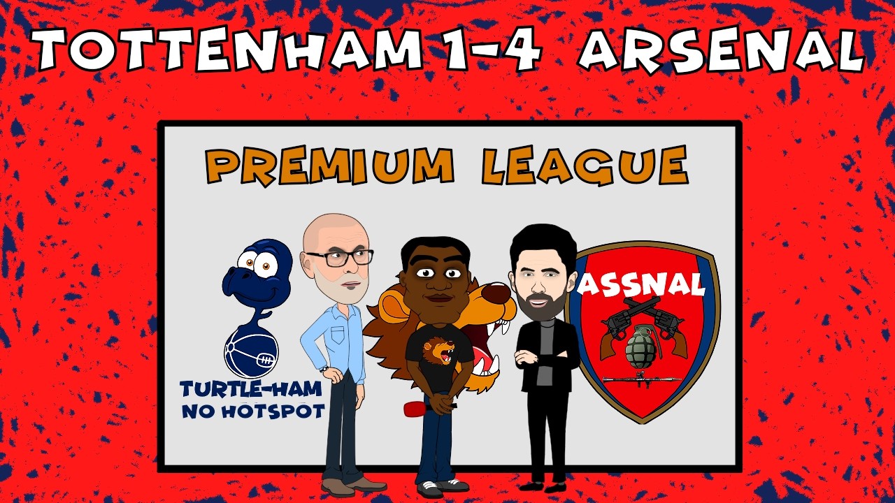 Arsenal trash tottenham 4-1 to delay bottling? - YouTube