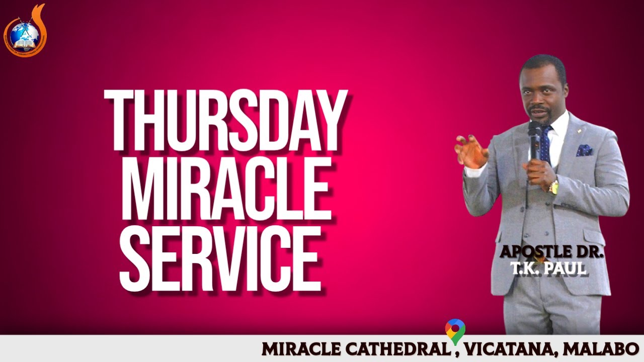 Thursday Miracle Service with Apostle Dr. T.K. PAUL .( 08 /01/ 2026 ...