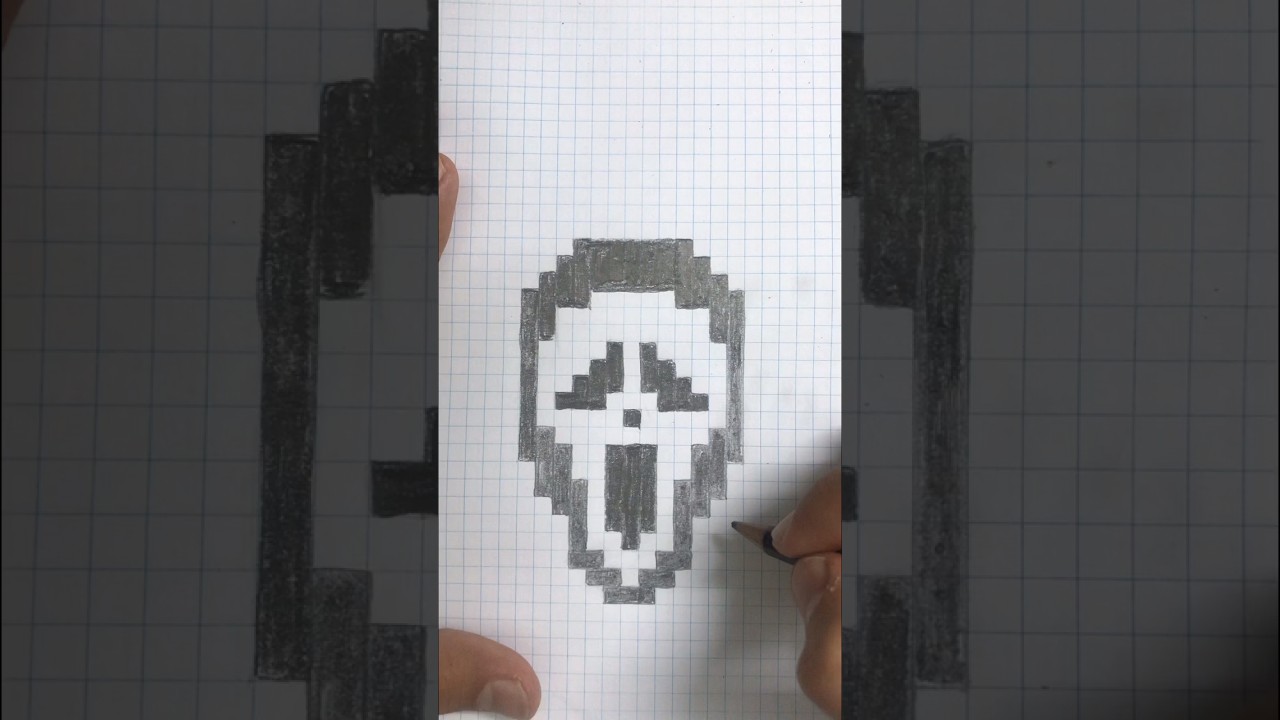 Draw scream movie character!! - YouTube