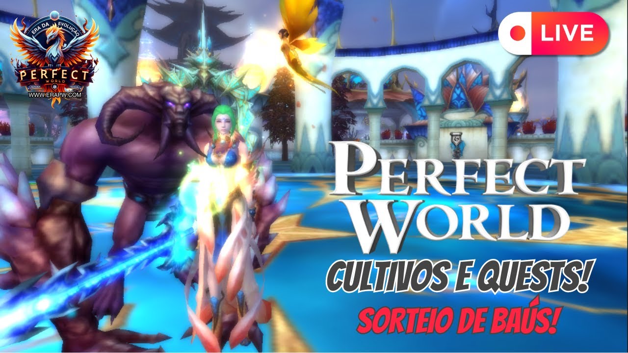 PERFECT WORLD | QUESTS E SORTEIOS - YouTube