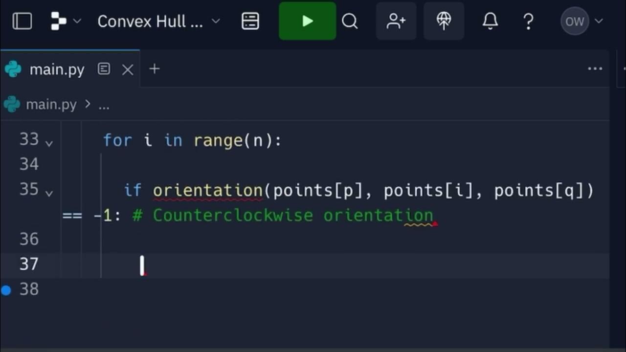 Solving The Convex Hull Algorithm - YouTube