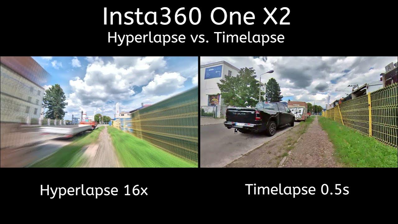 Insta360 One X2: Hyperlapse vs. Timelapse - YouTube