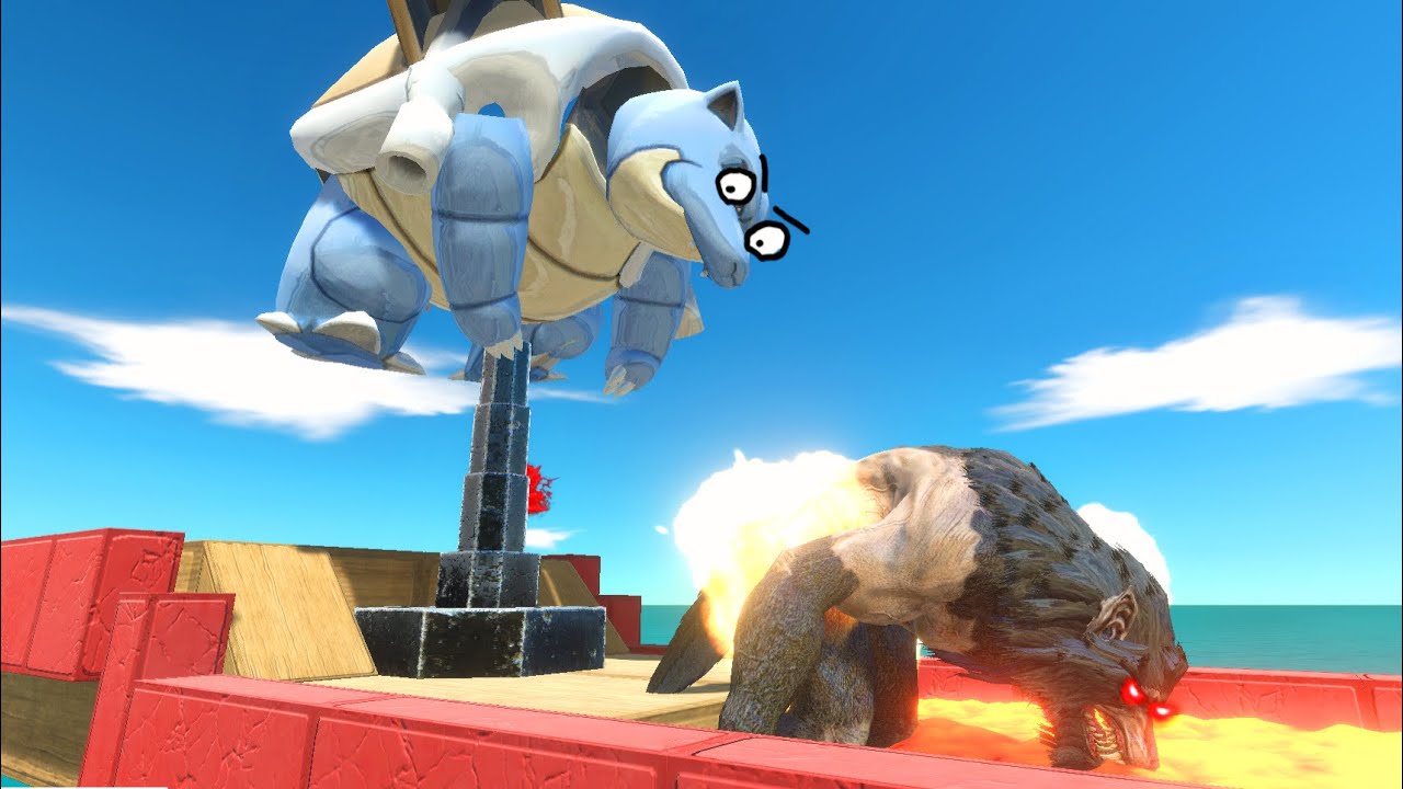 Evolution Gate: Ultimate Trap Lava Can Anyone Survive | Animal Revolt Battle Simulator - YouTube