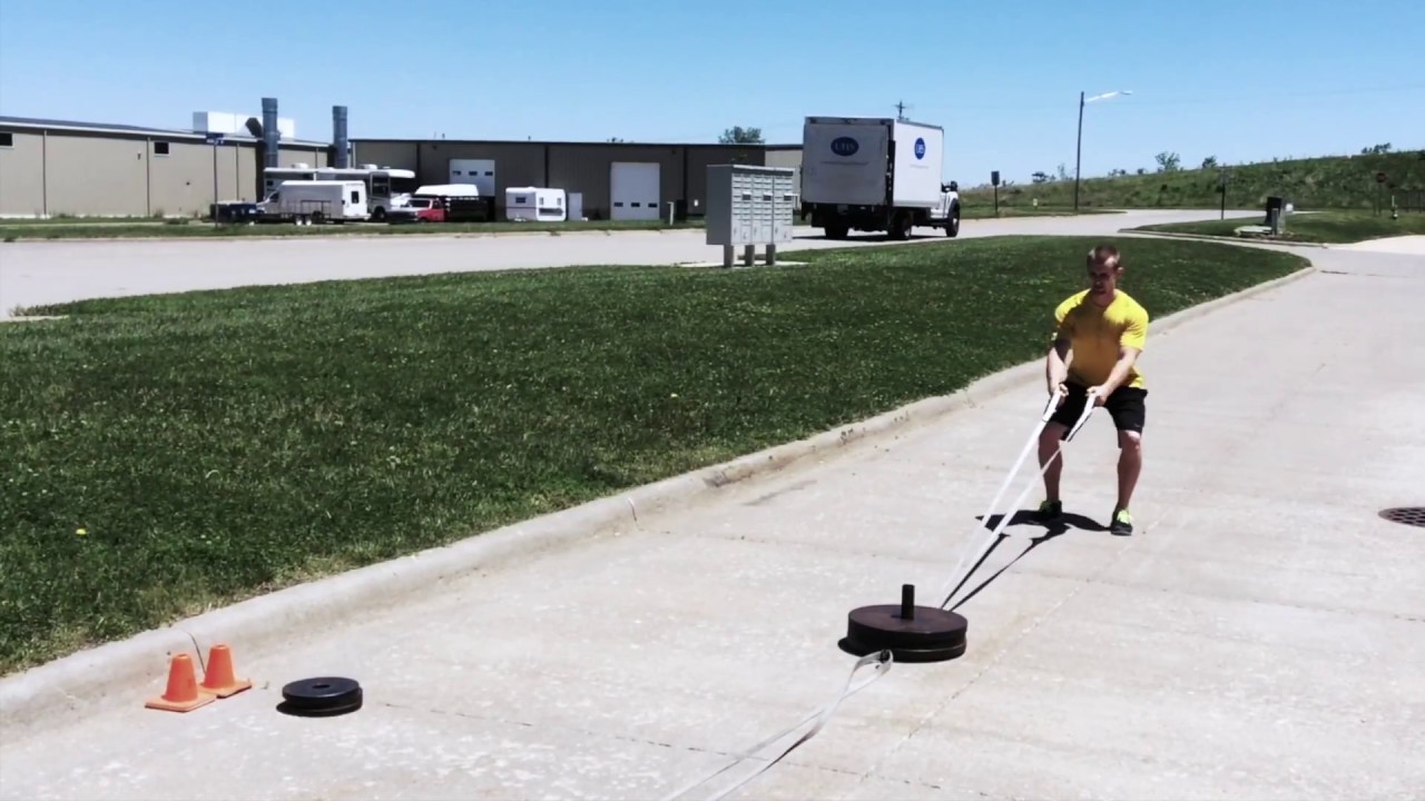 Sled Row with Leg Involvement - YouTube