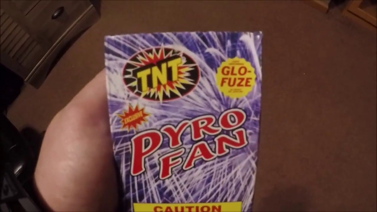 TNT Fireworks Pyro Fan - YouTube