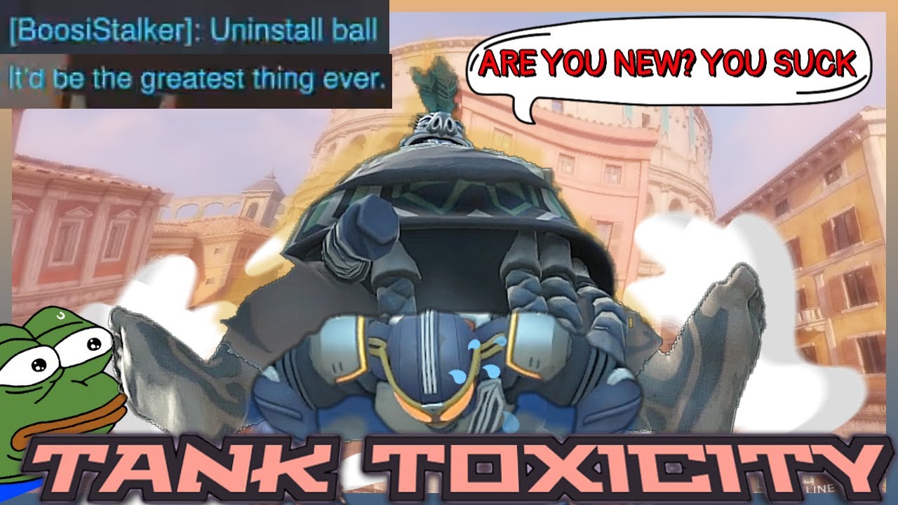 ABSOLUTELY MISERABLE Toxic Tanks (Overwatch 2 Toxic Moments) # ...