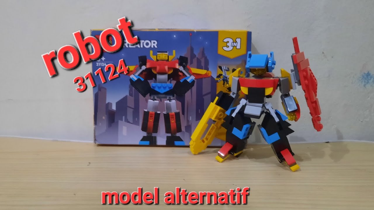 lego creator 31124 alternative build robot mech - YouTube