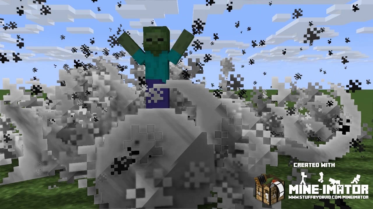 Zombie exploding animation - YouTube