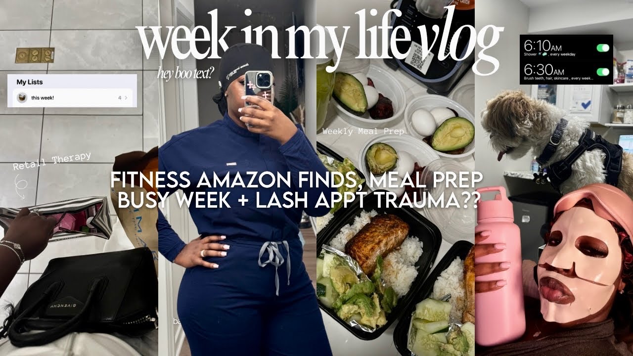 Vlog: I GOT A "HEY BOO" Text?! Fitness Amazon Finds, Meal Prep, BUSY ...