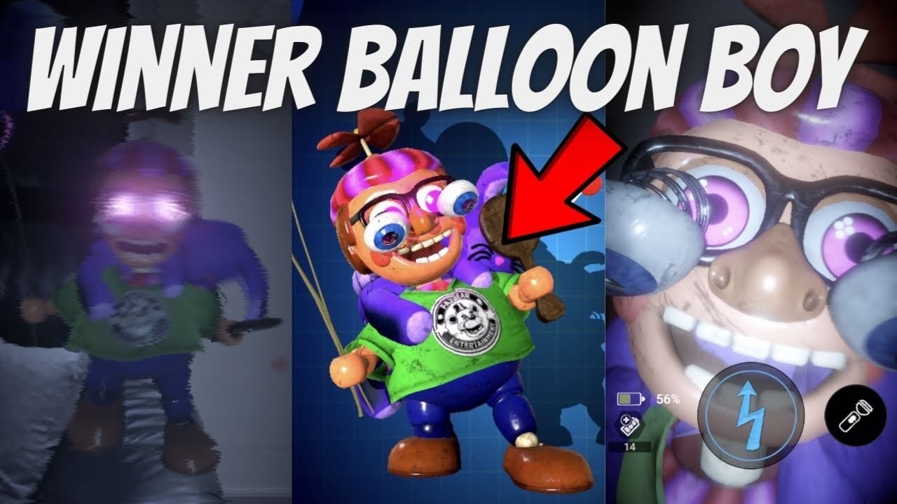 Forsaken AR New Skin: Winner Balloon Boy - Full Fight + Jumpscare ...