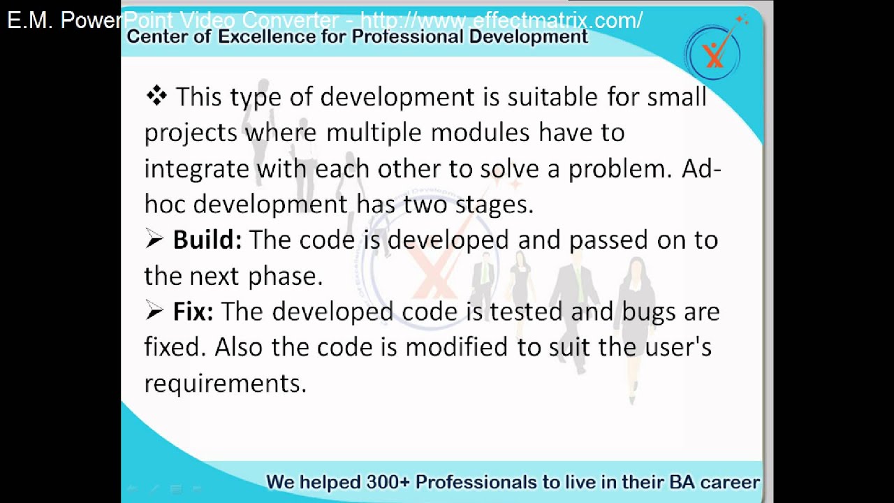 Ad hoc Development - YouTube