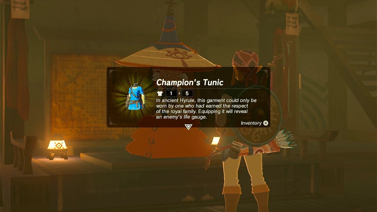 Champion's Tunic - Dueling Peaks - Breath of the Wild - Nintendo Switch ...