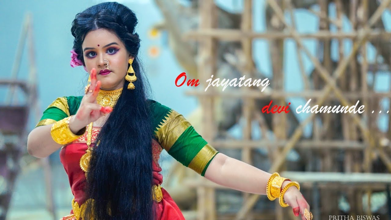 Om Jayatang Devi Chamunde | Dance Cover | Pritha Biswas | Mahalaya Special | Durga Puja Dance ...