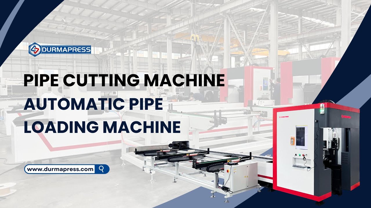 Pipe Fiber Laser Cutting Machine with Automatic Pipe Loading Machine ...