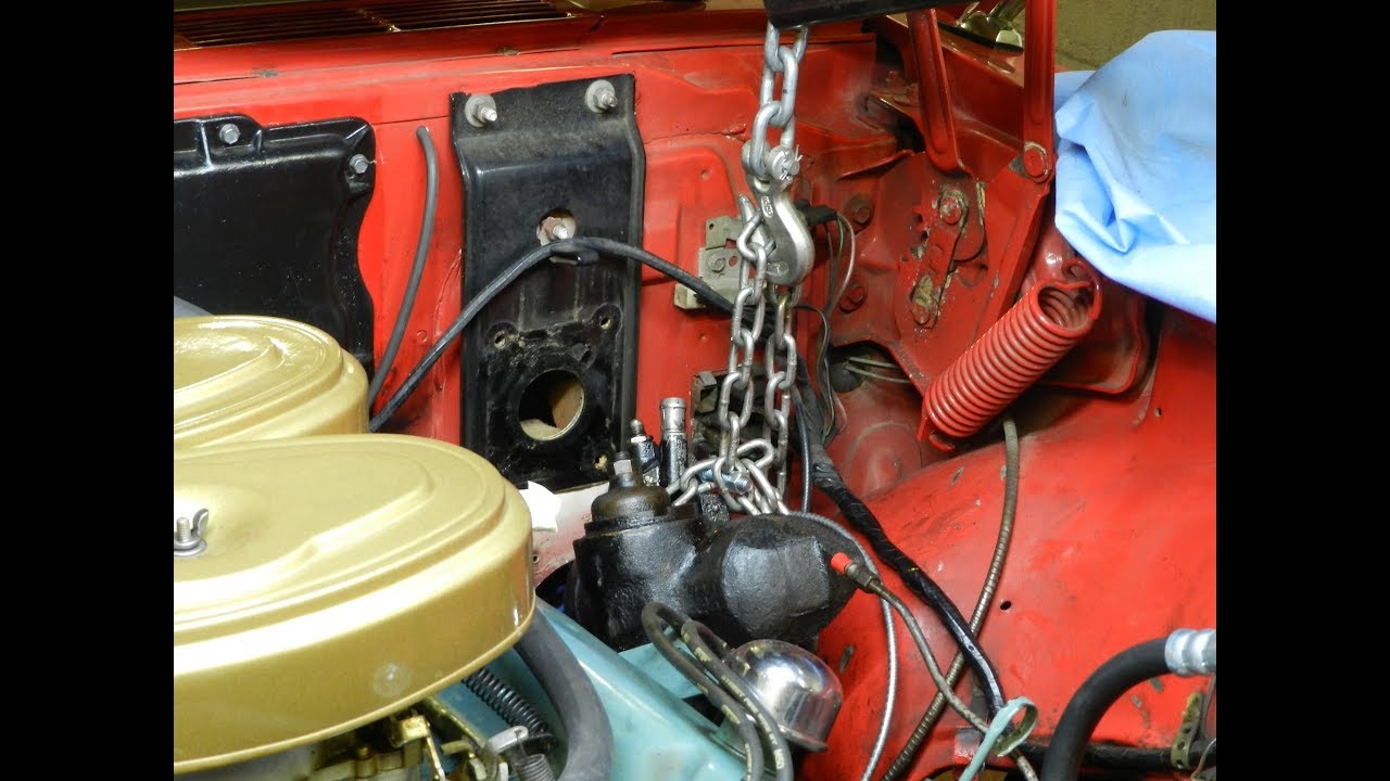 Steering Box Replacement 1962 Chrysler - YouTube