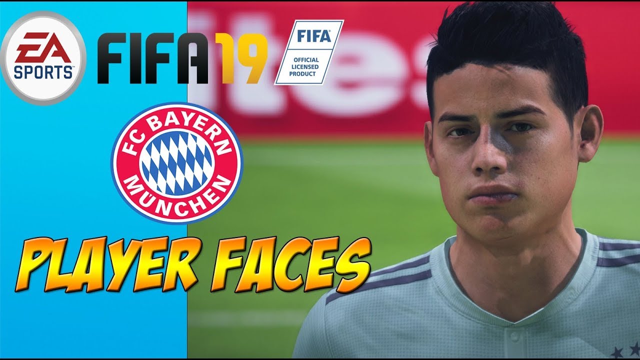 FIFA 19 -Bayern Player Faces - YouTube