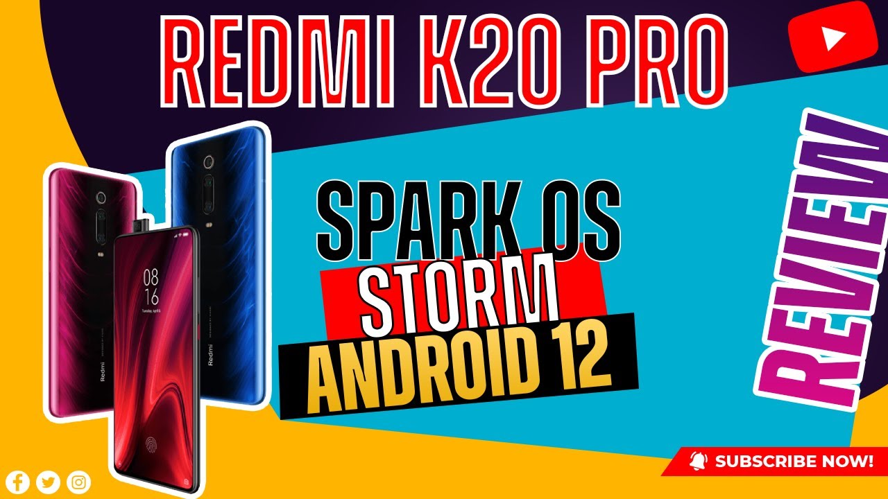K20 Pro Official Android 12 SparkOS Storm | Amazingly Smooth | Great ...