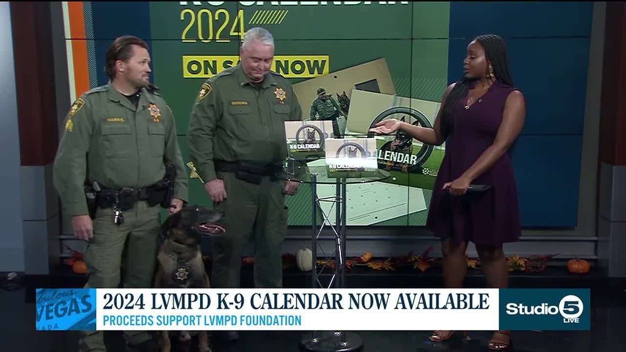 LVMPD Foundation’s 2024 LVMPD K-9 Calendar Now Available - YouTube