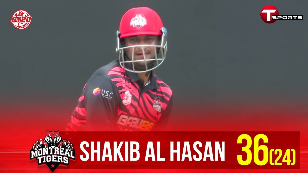 Shakib Al Hasan's amazing 36 runs from 24 balls | Shakib Al Hasan | GT ...