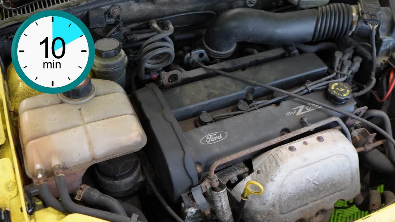 How to clean an engine bay in minutes - YouTube