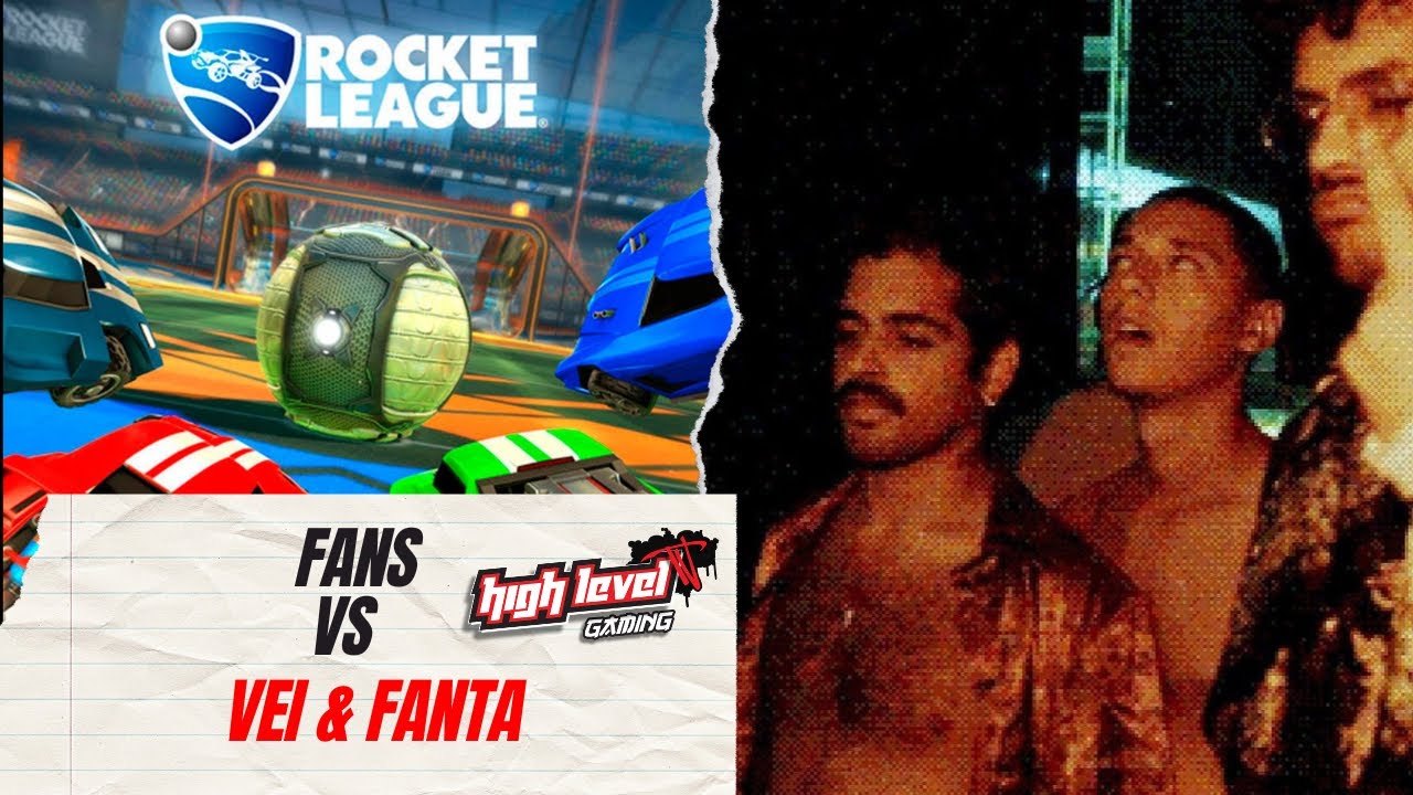 Fans VS Vei Habache y Fantarosario (Rocket League) - YouTube