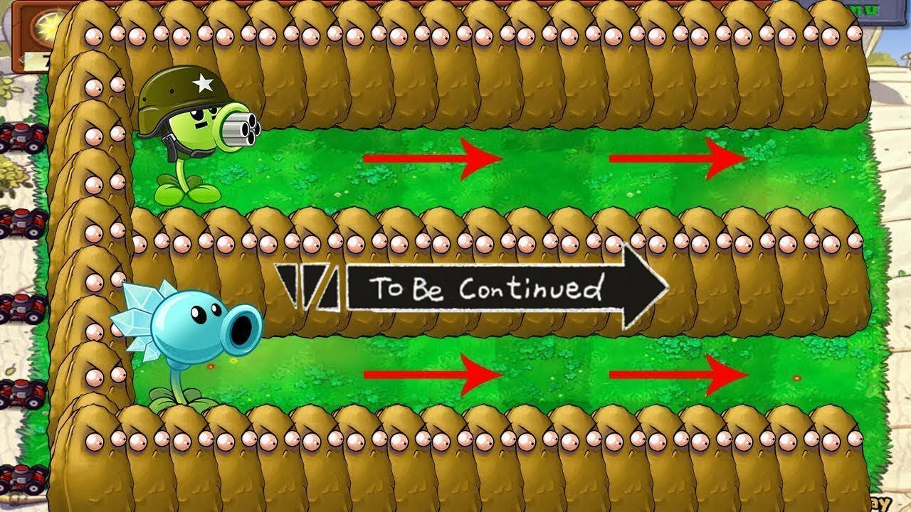 Plants Vs Zombie PVZ - All Pea vs Snow Pea Vs Army Dr.Zomboss Level Max ...