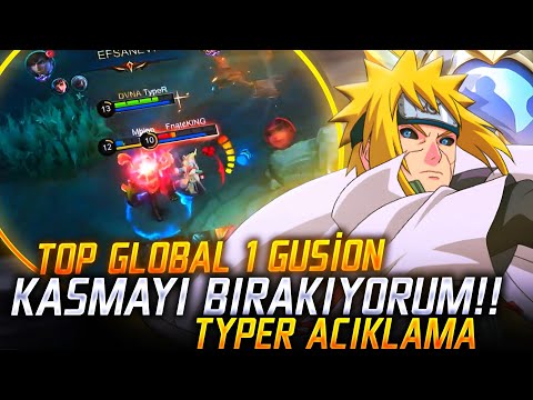 TOP 1 GLOBAL GUSION KASMAYI BIRAKIYORUM TYPER AÇIKLAMA !