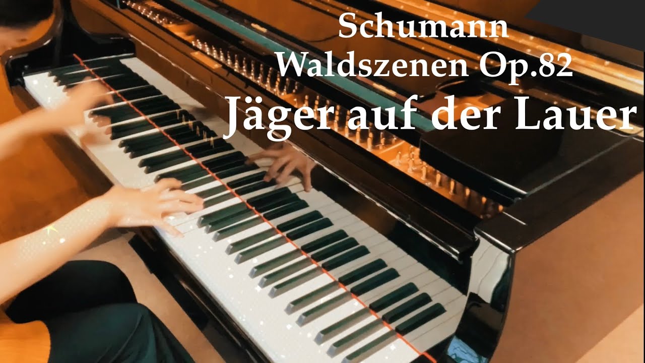 R. Schumann - Waldszenen (Forest Scenes) Op. 82 , 2 . Jäger auf der ...