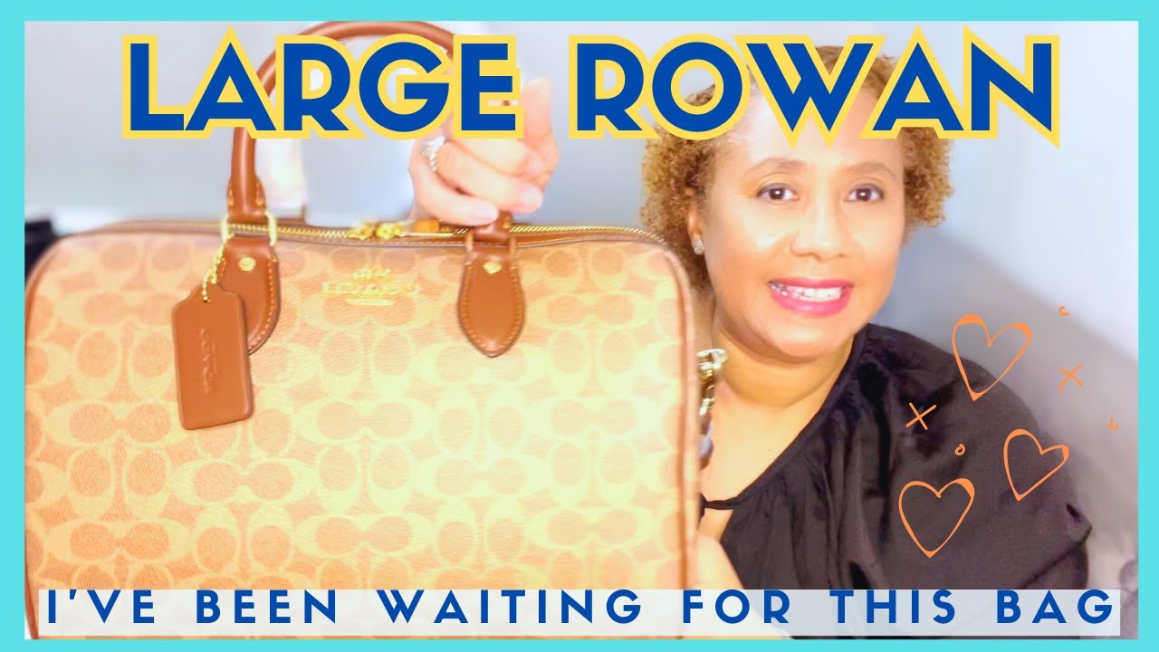Unboxing: Coach Large Rowan #coachhandbag - YouTube