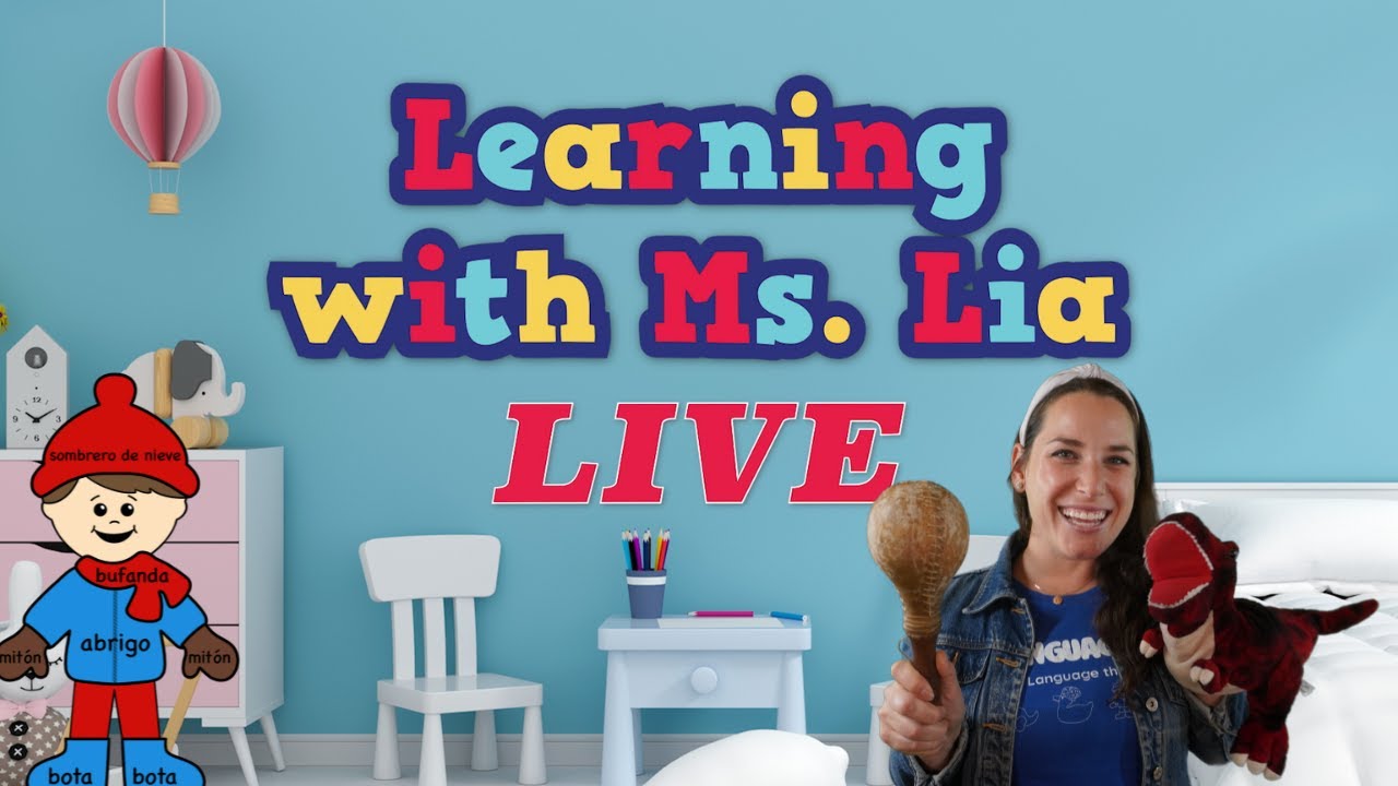 Winter Clothes and Winter Snows | Learning with Ms. Lia LIVE! Winter ...